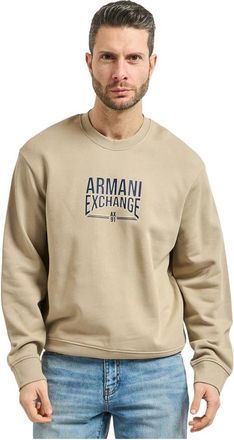 A|X Armani Exchange Homme, Sweatshirts et sweats &agrave; capuche, Beige, Taille: S Armani Exchange Sweaters Beige