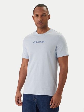 Calvin Klein T-Shirt Logo 30s LV04LD230G Himmelblau Regular Fit