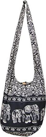 Panasiam Sac &agrave; Bandouli&egrave;re El&eacute;phant, noir, L