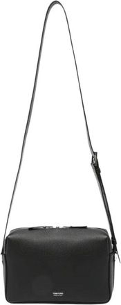 Tom Ford Homme, Sacs, Noir, Taille: ONE Size Sac bandouli&egrave;re en cuir