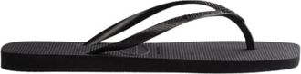 Havaianas Femme, Chaussures, Noir, Taille: 39 EU Sandales Carrées Noires
