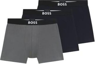 HUGO BOSS Lot de 3 boxers en coton m&eacute;lang&eacute;