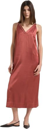 PESERICO Femme, Robes, Rouge, Taille: 36 FR Midi Dress