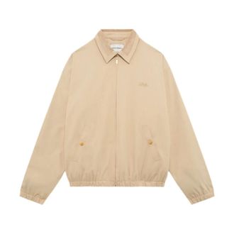 Dr&ocirc;le de Monsieur Homme, Vestes, Brun, Taille: XL Veste en Coton Beige avec Col en Velours C&ocirc;tel&eacute;