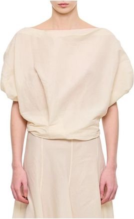 Khaite Femme, Blouses et Chemises, Beige, Taille: 38 FR Niles Top