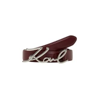 Karl Lagerfeld K/Signature Ceinture - Femme - Accessoires - Brun - Taille: 65 CM