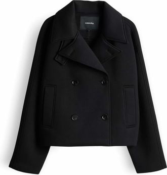 someday Vamera Kurze Jacke - - Coats - Damen - Schwarzk - M