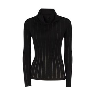 Max Mara MAX Mara Studio Pullover - - Knitwear - Damen - Schwarzk - S