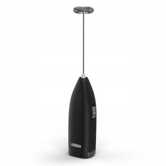 XAVAX | Elektrischer Milchaufschäumer (Milchschäumer, Edelstahl, batteriebetrieben, elektrisch, multifunktional) Farbe Schwarz