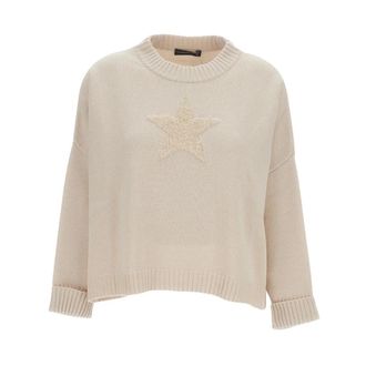 Lorena Antoniazzi Rundhals-Strickware - - Knitwear - Damen - Beige - 2XS