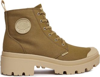 Palladium Schn&uuml;rstiefeletten Palladium Pallabase Twill 96907-204-M Braun