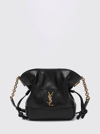 Saint Laurent Mini sac seau Jamie en cuir dagneau avec monogramme YSL