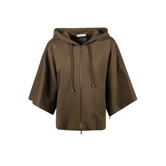 Max Mara SweaT-shirt &agrave; capuche Fidato - Femme - Sweatshirts et sweats &agrave; capuche - Vert - Taille: 36 FR