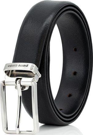 Pierre Cardin G&uuml;rtel Herren Volllederg&uuml;rtel aus Rindleder, 30 mm breit, G&uuml;rtel Herren schwarz, Gr&ouml;&szlig;e/Size:100, Farbe/Color:schwarz