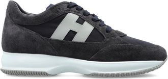 Hogan Homme, Chaussures, Bleu, Taille: 43 1/2 EU Baskets Interactives