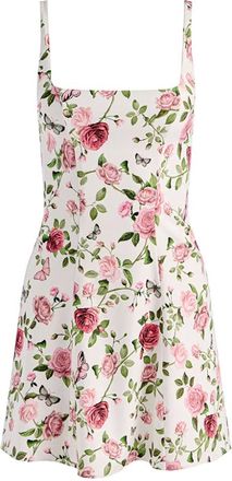 Alice & Olivia Femme, Robes, Blanc, Taille: 38 FR Julia Mini Dress