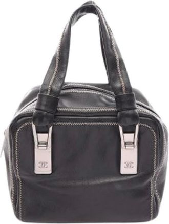 Chanel Sac &agrave; main vintage Pre-owned - Femme - Pre-owned - Noir - Taille: ONE Size