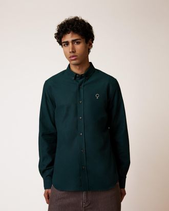 Faguo Chemise vert fonc&eacute;