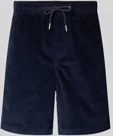 Selected Regular Fit Sweatshorts aus Baumwoll-Mix