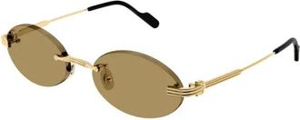 Cartier CT0615S Sunglasses - Gold