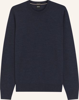 HUGO BOSS Pullover H-Leno Regular Fit blau