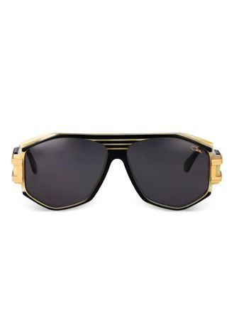 Cazal Sonnenbrille mit Logo-Print - Schwarz