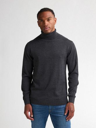 Petrol Industries Rollkragenpullover Men Knitwear Collar Basi Pflegeleichter Materialmix mit Baumwollanteil