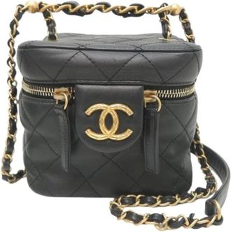 Chanel Sac bandouli&egrave;re mini vintage Pre-owned - Femme - Pre-owned - Noir - Taille: ONE Size