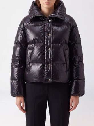 Pinko Doudoune courte imperm&eacute;able &agrave; capuche en nylon matelass&eacute;
