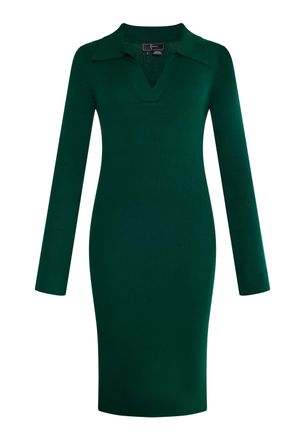 Faina Jersey-Etuikleid Damen Smaragdgr&uuml;n