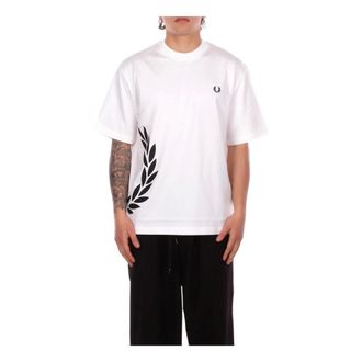 Fred Perry Herren, Oberteile, Wei&szlig;, MGr&ouml;&szlig;e