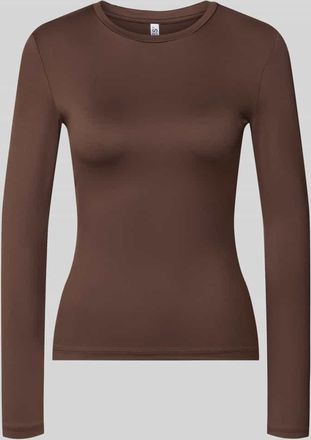 Pieces Slim Fit Langarmshirt mit Rundhals-Ausschnitt Modell LULA