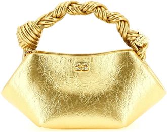 Ganni Femme, Sacs, Jaune, Taille: ONE Size Metallic Mini Bou Bag