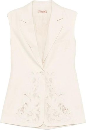 Twinset Femme, Vestes, Blanc, Taille: 34 FR Vestes