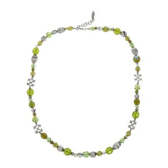 Off-white Collier Logo - Homme - Accessoires - Vert - Taille: ONE Size