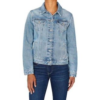 Pepe Jeans London Regular Jacket PL402432 Veste en Jean, Bleu (Denim-MP4), XL Femme
