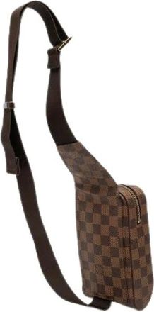 Louis Vuitton Pre-owned Damier Geronimos Sac banane - Homme - Pre-owned - Brun - Taille: ONE Size