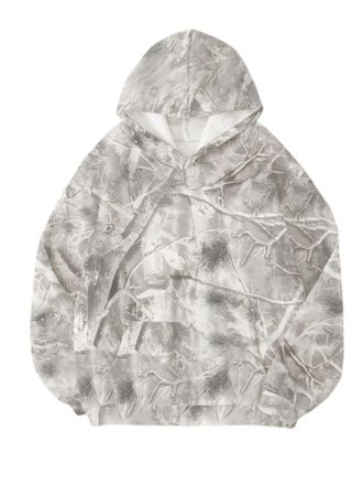 SOLY HUX Damen Kapuzenpullover Sweatshirt mit Kapuze Langarm Pullover Hoodie Herbst Oberteil mit Taschen Pulli Kapuzesweatshirt Winter Outfit Wei&szlig; L