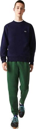 Lacoste Sweatshirt f&uuml;r Herren, Rundhalsausschnitt, Fleece (Marine)