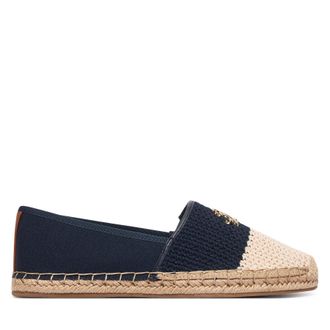 Tommy Hilfiger Espadrilles Tommy Hilfiger Script Crochet Espadrille FW0FW09502 Dunkelblau
