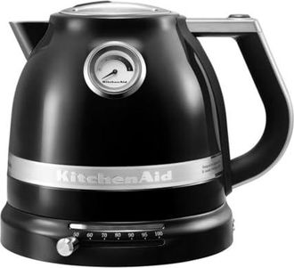 KitchenAid Bouilloire Électrique - Artisan - Température Réglable - 1,5 L - Noir Onyx