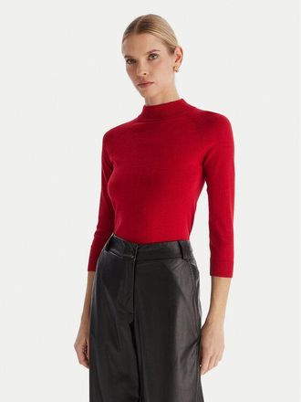 Access Fashion Rollkragenpullover 54-8072 Rot Slim Fit