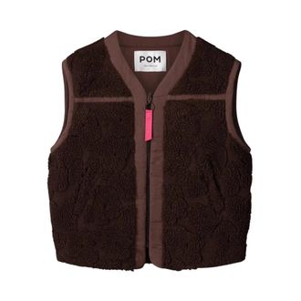 Pom Amsterdam Gigi Gilet - - Jackets - Damen - Braun - L