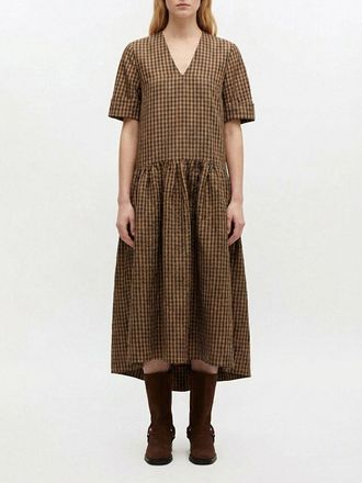 Ganni Kleid GANNI Damen Farbe Braun