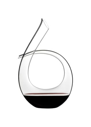 Riedel Dekanter Black Tie, Einzelpackung, klares+gefärbtes Kristallglas, handgefertigt