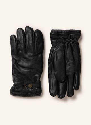Hestra Lederhandschuhe Utsj&ouml; schwarz