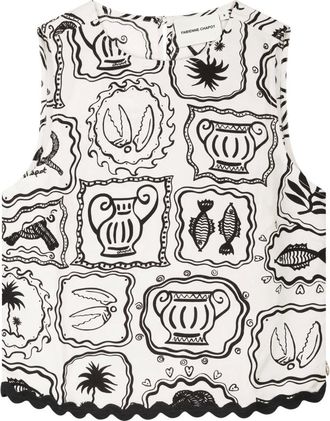 Fab By Fabienne Chapot Fabienne Chapot, Femme, Tops, Beige, Taille: 42 FR Porto Top