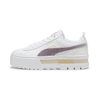 Puma Sneakers Mayze Velvet Dream Femme, Chaussures, Blanc, 35.5
