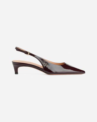 Arket Slingback-Lederpumps -Rot