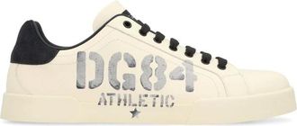 Dolce & Gabbana Homme, Chaussures, Beige, Taille: 41 1/2 EU Baskets basses athl&eacute;tiques en cuir